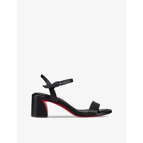 CHRISTIAN LOUBOUTIN Miss Jane 55 Leather Heeled Sandals