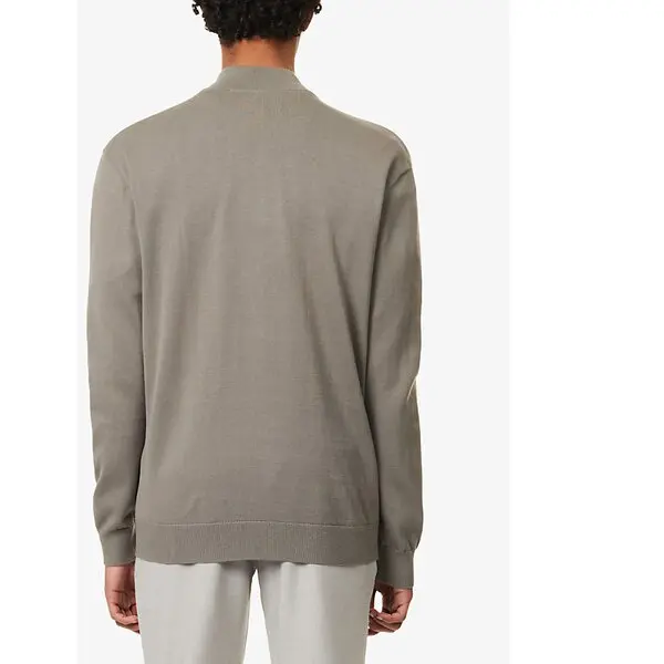 ARNE Funnel Neck Cotton-knit Jumper