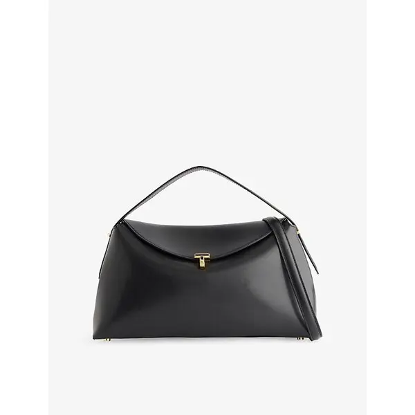 TOTEME T-lock Leather Top Handle Bag