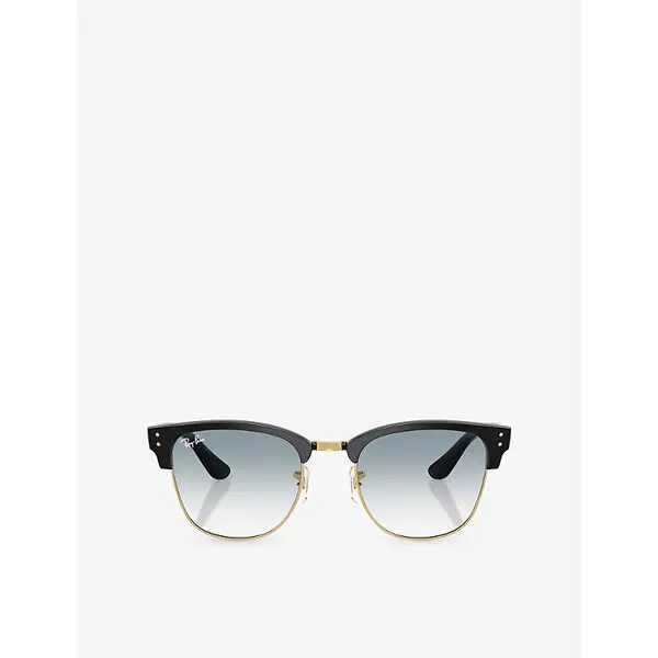 Ray-ban Clubmaster Reverse Square-frame Sunglasses - Black