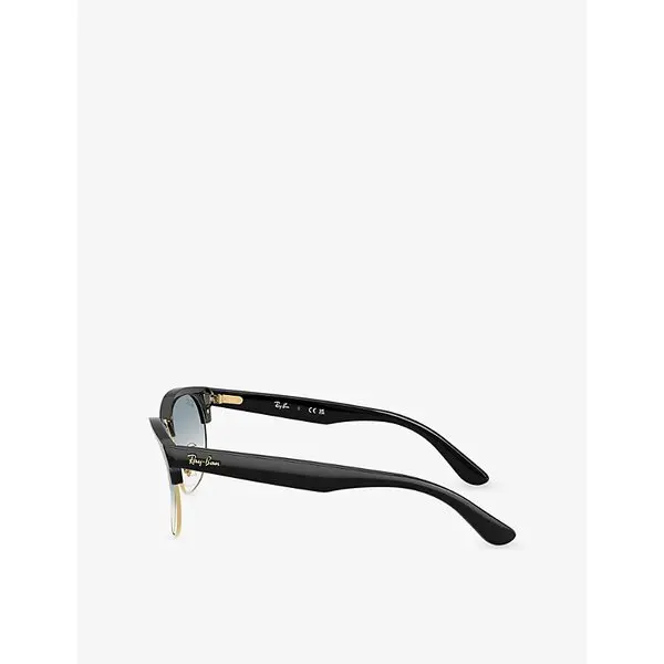 Ray-ban Clubmaster Reverse Square-frame Sunglasses - Black