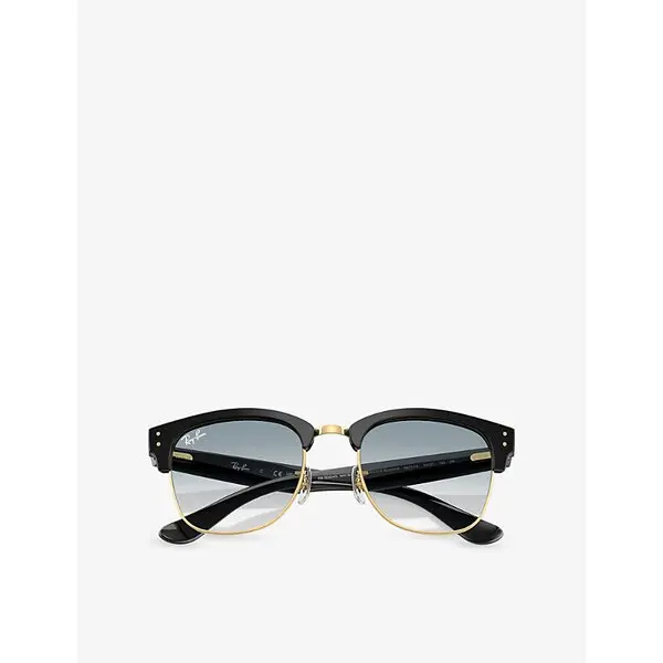 Ray-ban Clubmaster Reverse Square-frame Sunglasses - Black