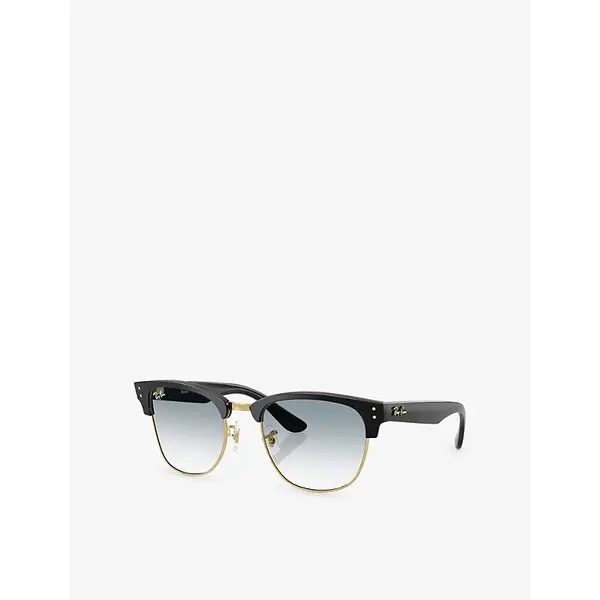 Ray-ban Clubmaster Reverse Square-frame Sunglasses - Black