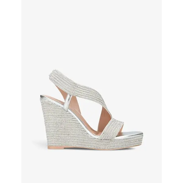 Carvela Gala Crystal-embellished Heeled Sandals