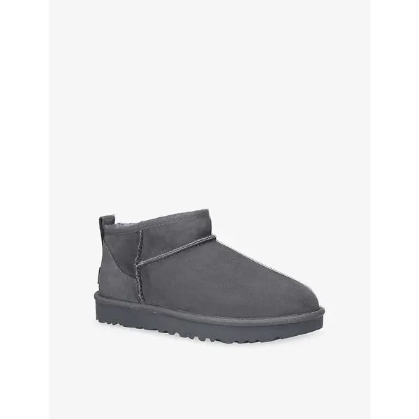 UGG Classic Ultra Mini Sheepskin Boots - Grey