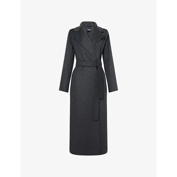 Max Mara Poldo Belted Virgin-wool Coat