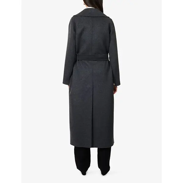 Max Mara Poldo Belted Virgin-wool Coat
