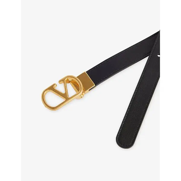 Valentino Garavani Vlogo Signature Reversible Leather Belt