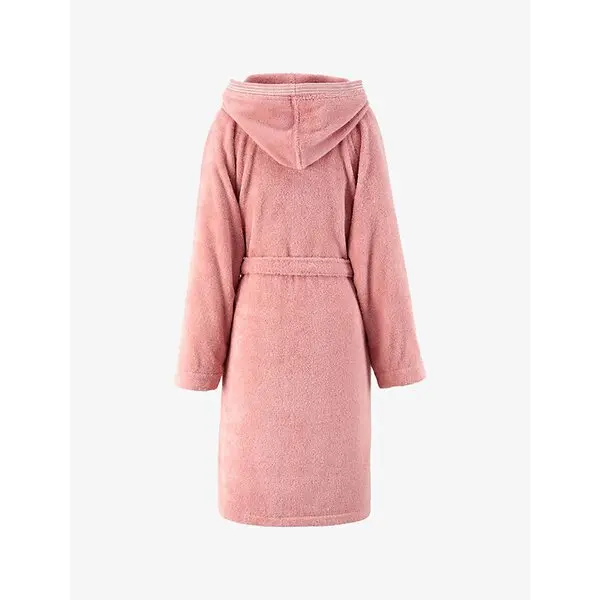 BOSS Edge Hooded Cotton Bathrobe - Blush