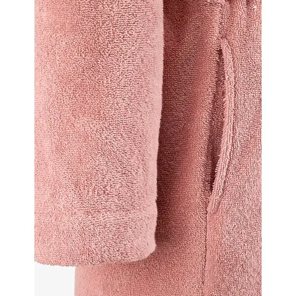BOSS Edge Hooded Cotton Bathrobe - Blush