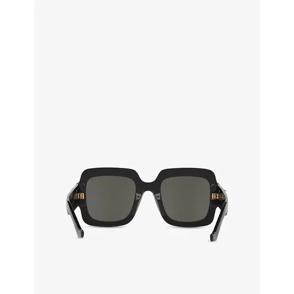 Gucci Square Frame Acetate Sunglasses - Black