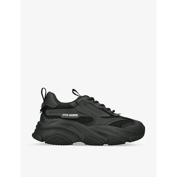 Steve Madden Possession Chunky Sole Low-top Trainers - Black