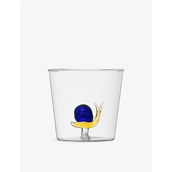 ICHENDORF MILANO Snail Glass Tumbler 8cm - Multicolor