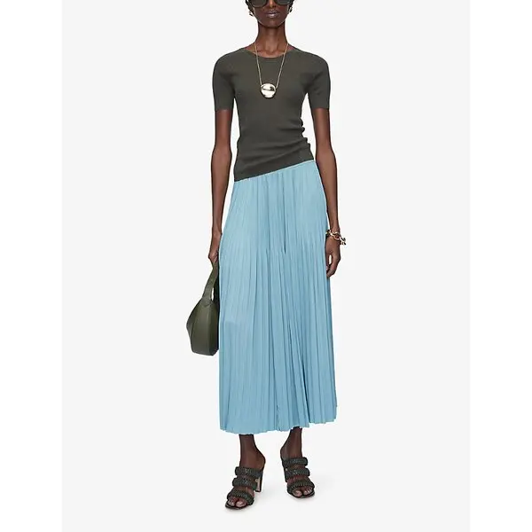 JOSEPH Pleated Maxi Skirt