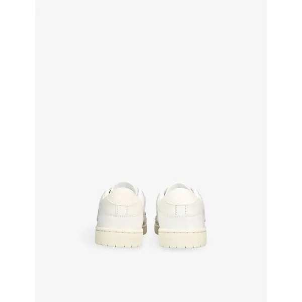Amiri Skel Leather Trainers - Bone