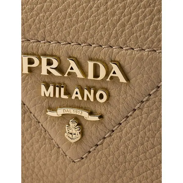 Prada Leather Shoulder Bag - Neutral