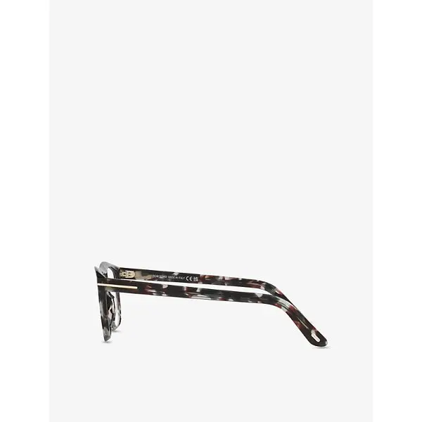 TOM FORD Square-frame Tortoiseshell Acetate Optical Glasses