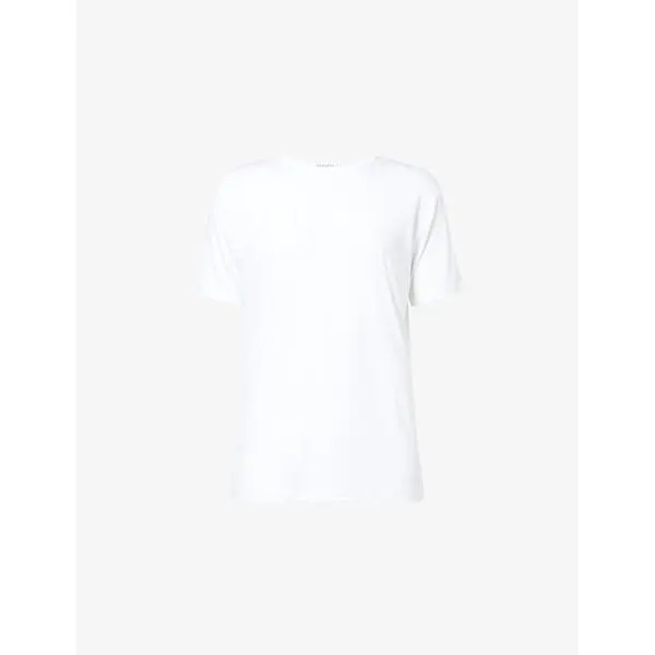 Sunspel Regular-fit Crewneck Stretch-jersey T-shirt - White