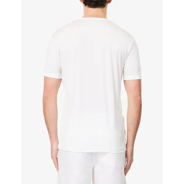 Sunspel Regular-fit Crewneck Stretch-jersey T-shirt - White