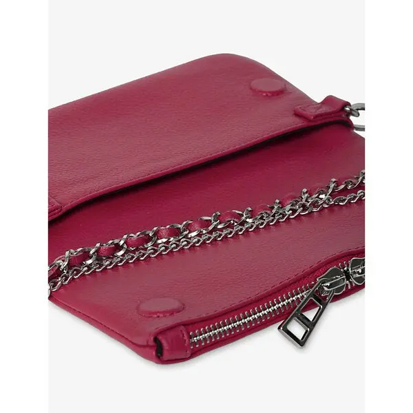 Zadig&Voltaire Nano Leather Clutch Bag - Podium
