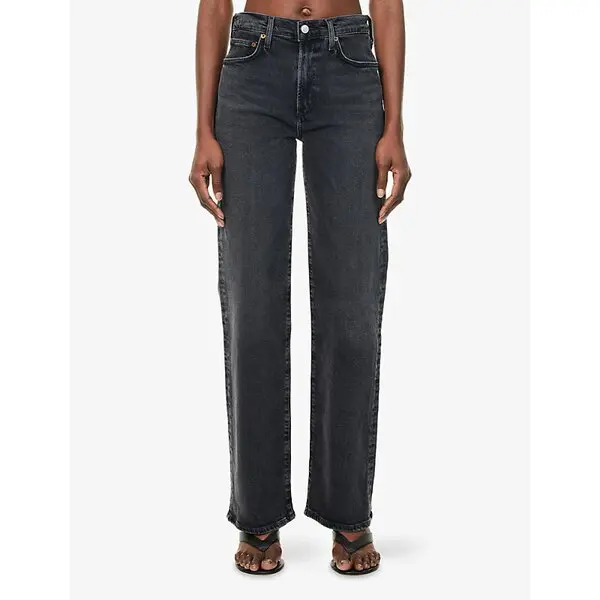 AGOLDE Harper Straight-leg Stretch-denim Jeans - Radius
