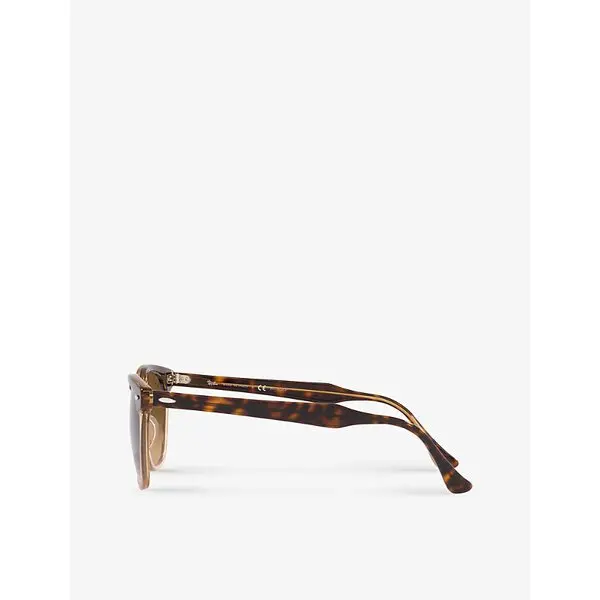 Ray-ban Square Frame Acetate Sunglasses - Brown