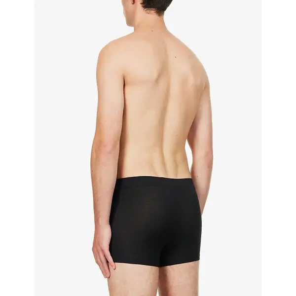 Hanro Logo Stretch-jersey Trunks