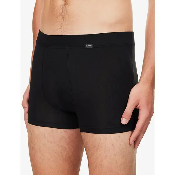 Hanro Logo Stretch-jersey Trunks