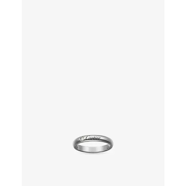 Cartier C De Wedding Ring - Platinum