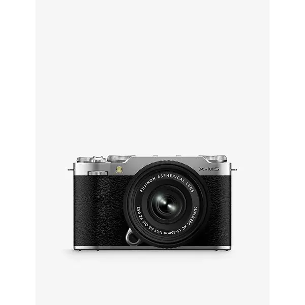 FUJIFILM X-m5 Mirrorless Camera With Xc15-45mm Lens - Silver