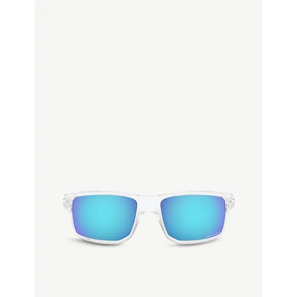 Oakley Gibston Rectangle-frame Acetate Sunglasses - Clear