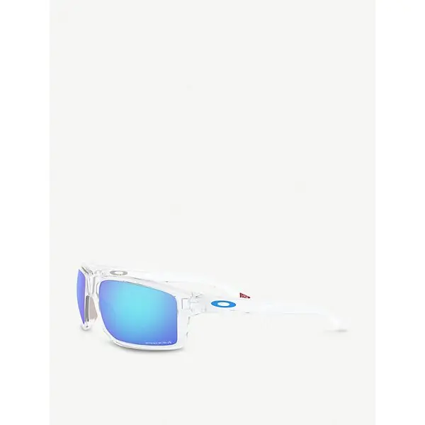 Oakley Gibston Rectangle-frame Acetate Sunglasses