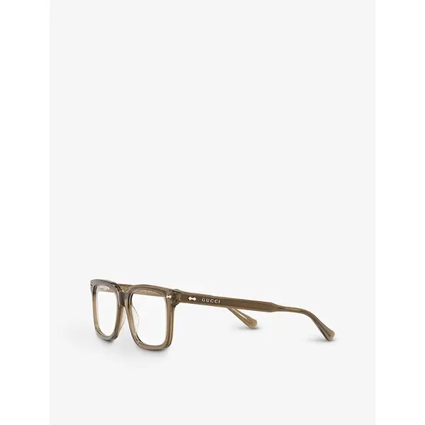 Gucci Gg0914o Acetate Rectangular-frame Optical Glasses