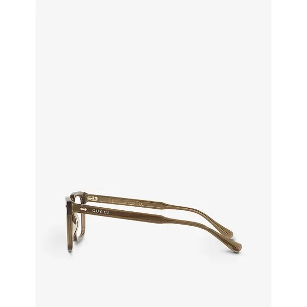 Gucci Gg0914o Acetate Rectangular-frame Optical Glasses