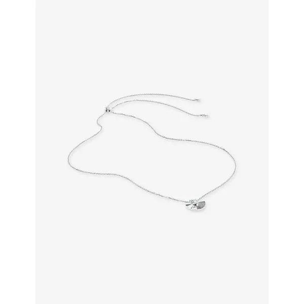 CARAT* LONDON Celene Sterling And Zirconia Necklace - Silver