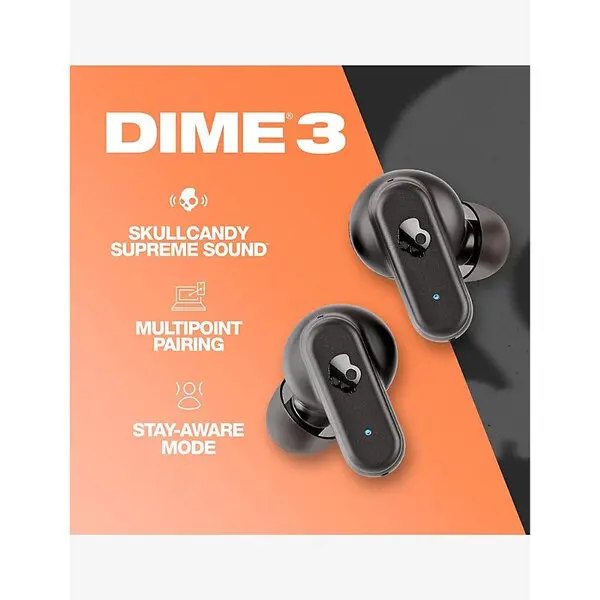 SKULLCANDY Dime 3 In-ear Wireless Earbuds - Black