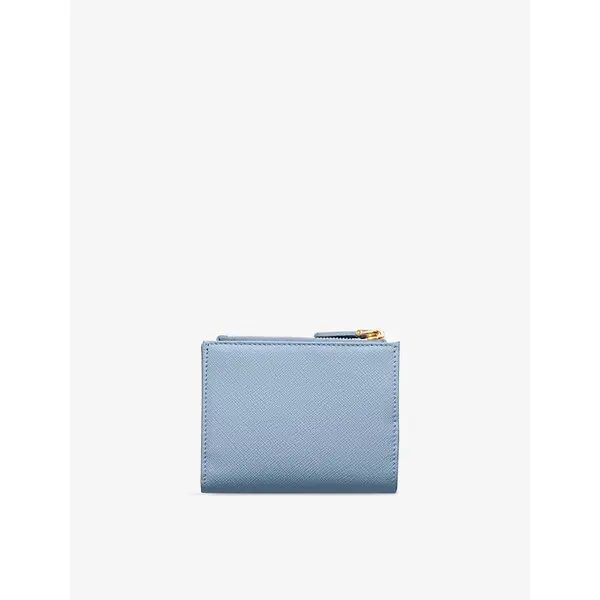 Prada Brand-plaque Small Leather Wallet