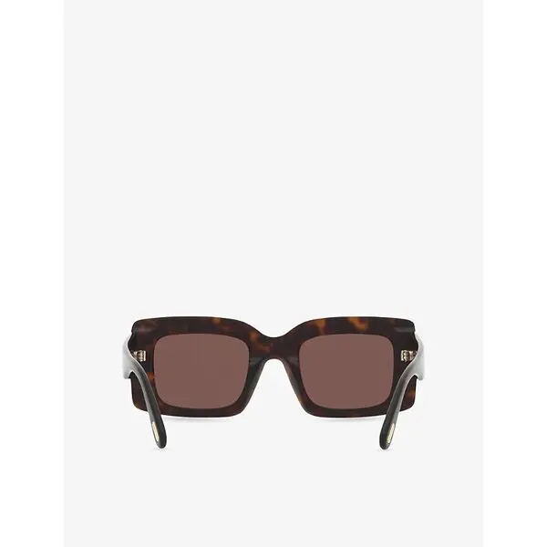 TOM FORD Rectangle-frame Sunglasses - Brown