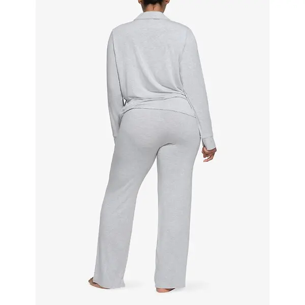 SKIMS Long-sleeve Button-up Modal-jersey Sleep Set