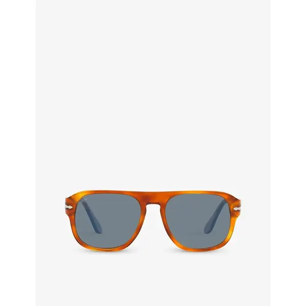 Persol Po3310s Pilot-frame Sunglasses - Brown