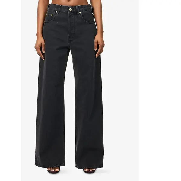 Jacquemus Le Jeans De Nîmes Wide-leg High-rise Jeans