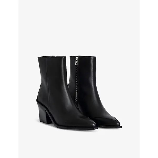 Zadig&Voltaire Cara Leather Ankle Boots