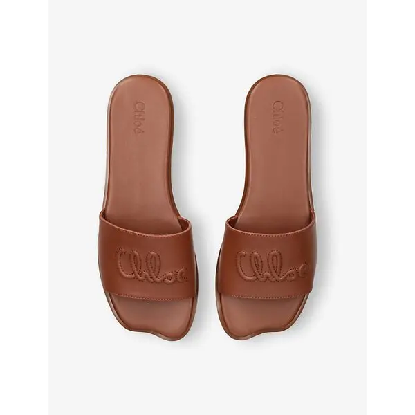 Chloé Soleil Leather Sandals