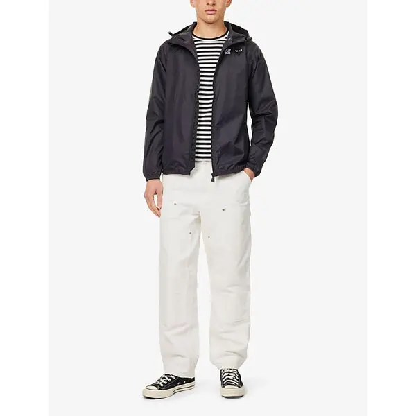 Play Comme Des Garcon Comme Des Garçons Play X K-way Hooded Shell Jacket