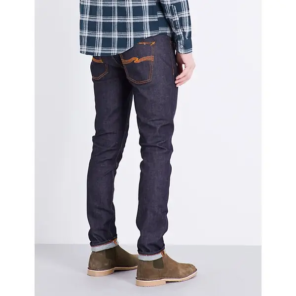Nudie Jeans Lean Dean Slim-fit Jeans - Dry 16 Dips