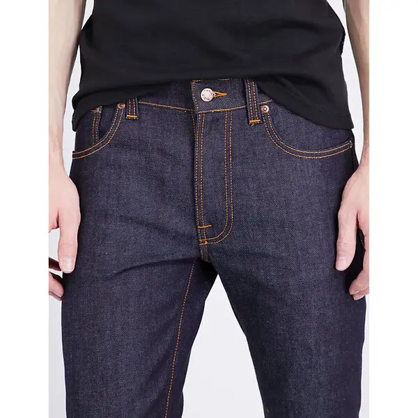 Nudie Jeans Lean Dean Slim-fit Jeans - Dry 16 Dips