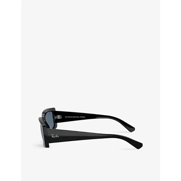Ray-ban Acetate Pillow-frame Sunglasses - Black