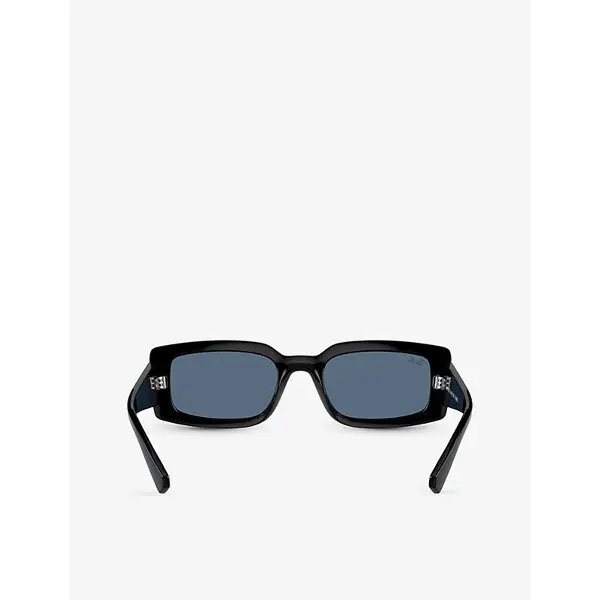 Ray-ban Acetate Pillow-frame Sunglasses - Black