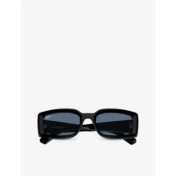 Ray-ban Acetate Pillow-frame Sunglasses - Black