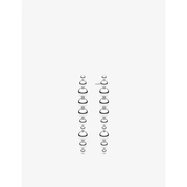 SIF JAKOBS Bormio Lungo Rhodium-plated Drop Earrings - Silver
